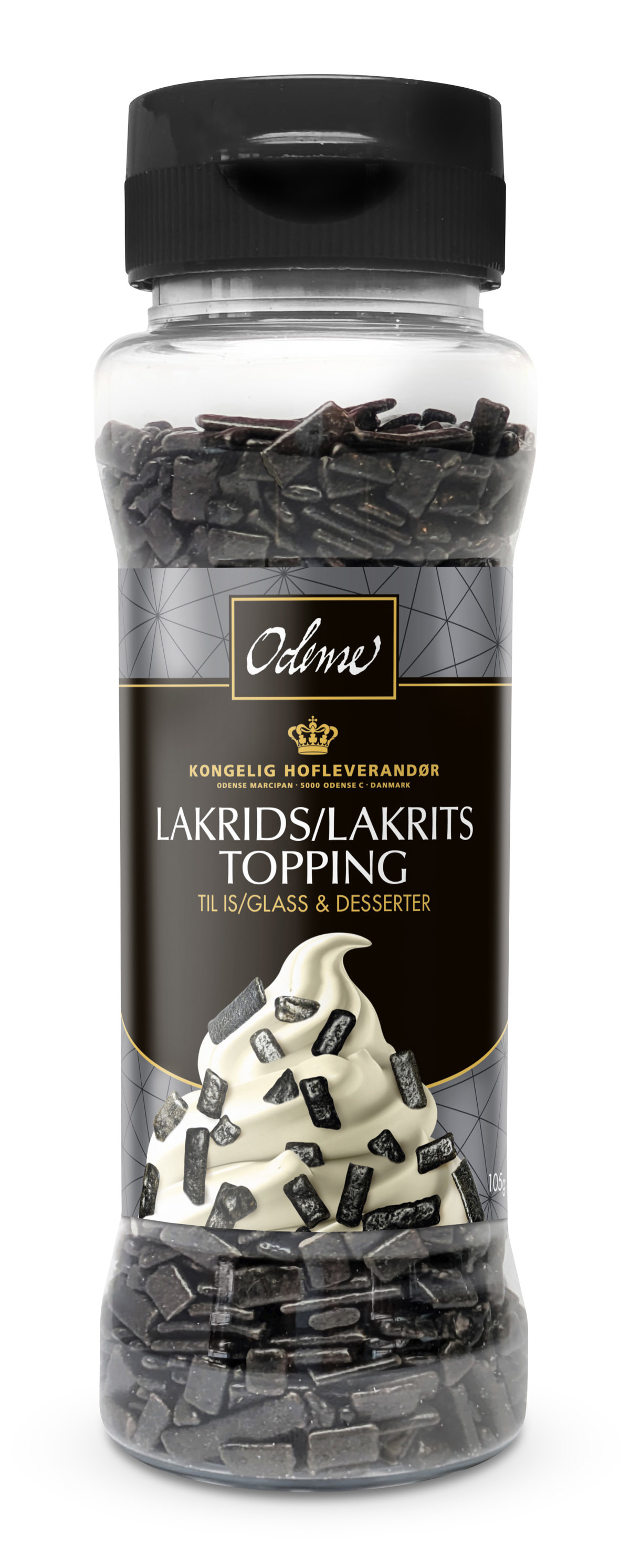 ODENSE Is-Glass Topping Lakrids 105g - Køb her!