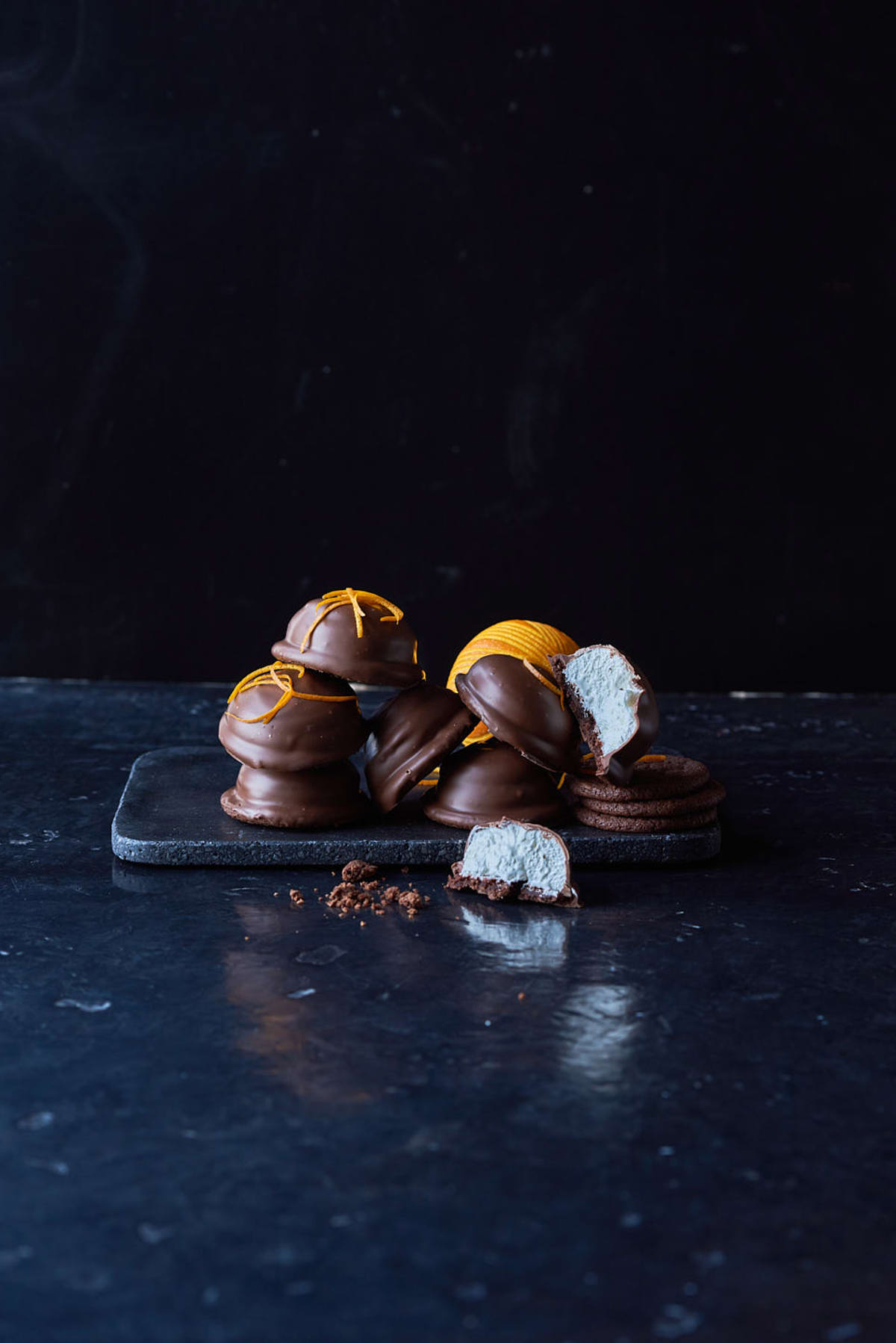 Appelsin og nougat flødebollebøf | Odense Marcipan