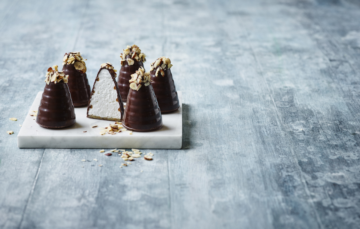 Flødeboller med citronskum | Odense Marcipan